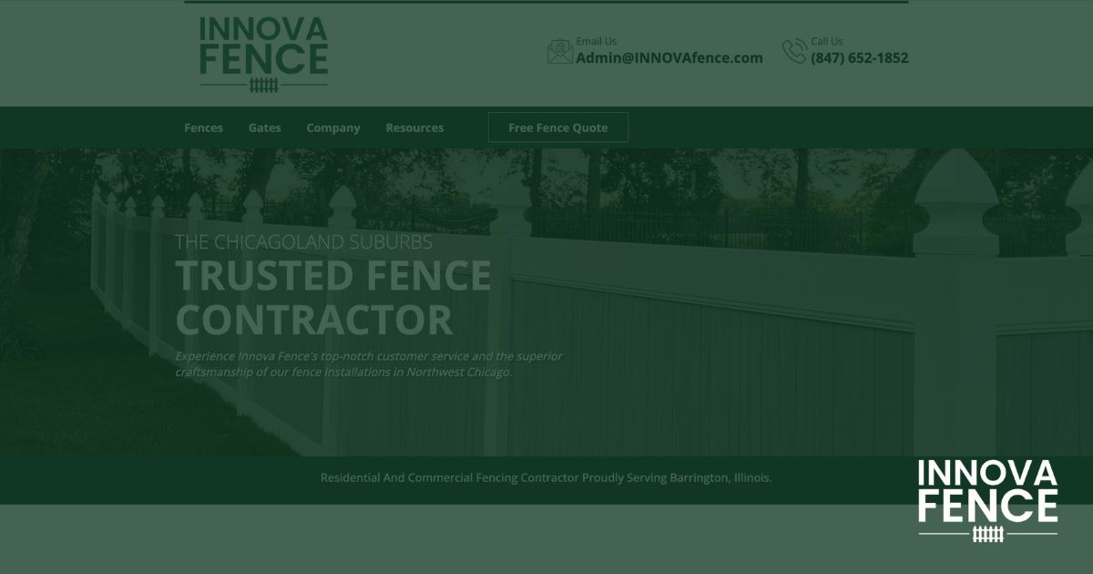 Innova Fence | Northwest Chicago Fencing Contractor
